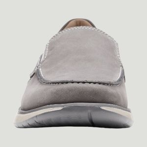 Clarks | Shoes | Mens Clark Unstructured Pilot Step Loafer Grey Nubuck ...
